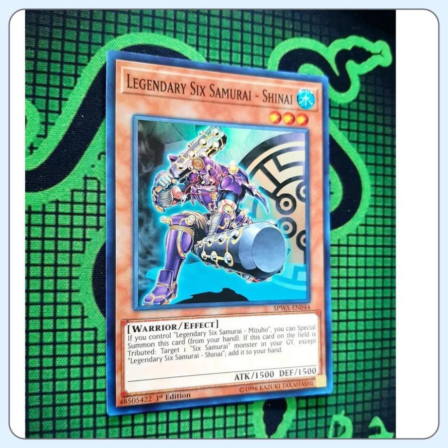 Free Ship [ ĐỖ LẠC SHOP ] THẺ BÀI YUGIOH TCG - Legendary Six Samurai - Shinai - SPWA-EN044 ...