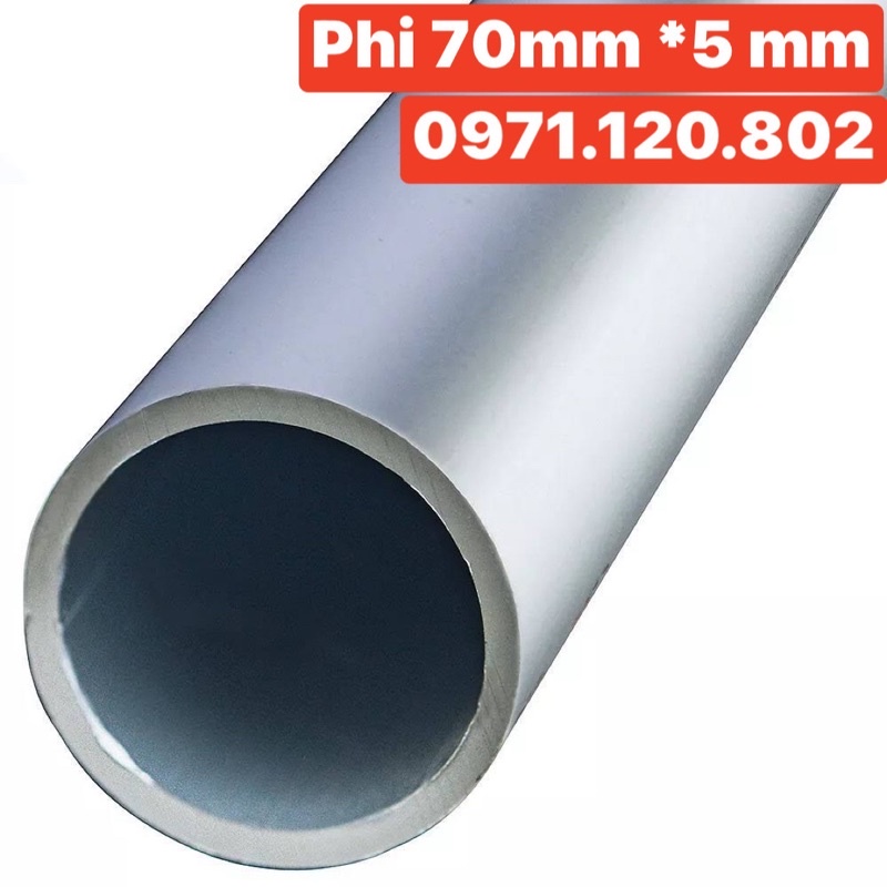 Ống nhôm A6061 phi 70mm x 5mm x 1m | Shopee Việt Nam