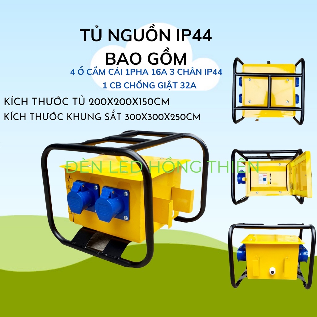 Hộp Nguồn, Tủ Công Nghiệp Thi Công 1 Pha 3 Pha 16A/32A IP44/IP67 | Shopee Việt Nam