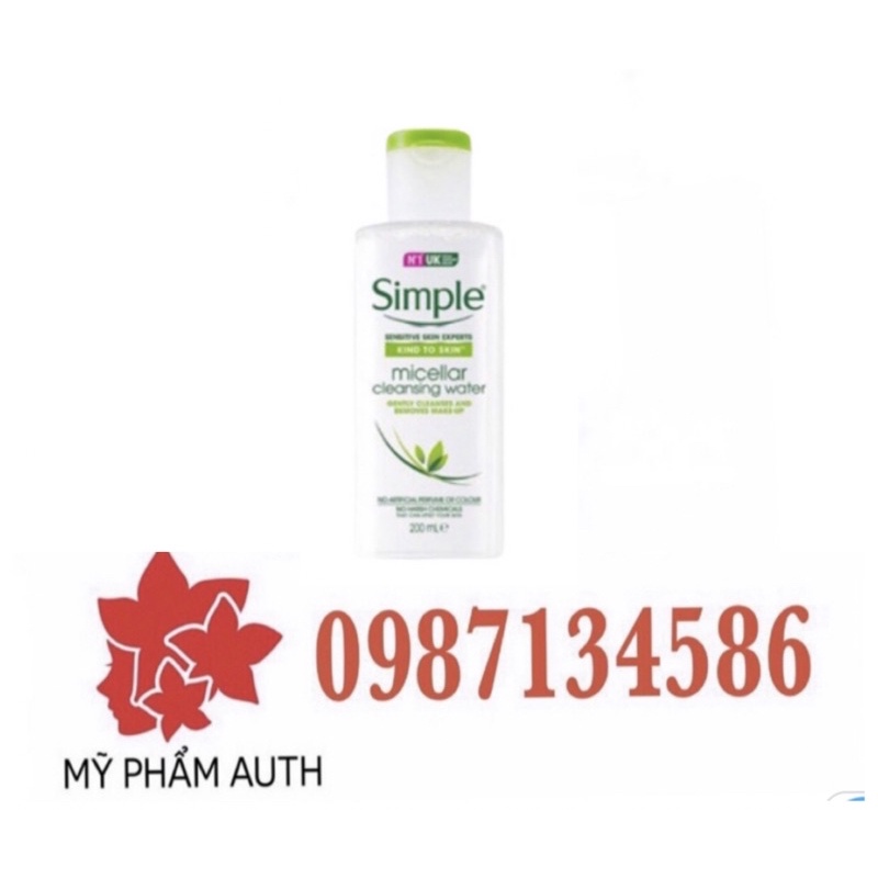 Nước tẩy trang Simple 200ml | Shopee Việt Nam