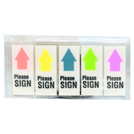 Giấy note Please sign 5 màu Pronoti 45649 | Shopee Việt Nam