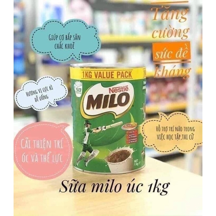 Sữa milo úc Nestle chính hãng | Shopee Việt Nam
