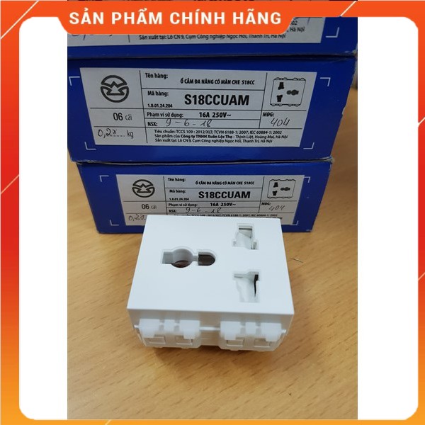 Hạt ô cắm đa năng 3 chấu S18CC Sino | Shopee Việt Nam