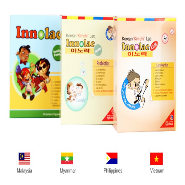 Men Tiêu Hóa Innolac Kids, Innolac Family, Thực phẩm Cho Hệ Tiêu Hóa ...