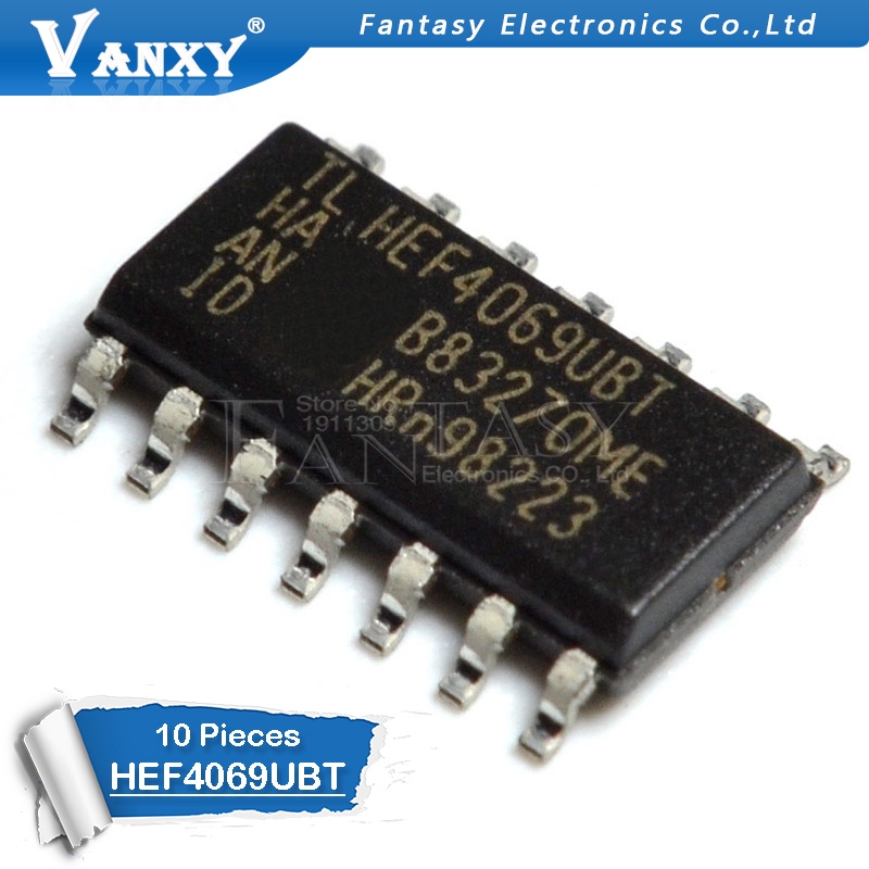Set 10 Linh Kiện Điện Tử HEF4069UBT SOP14 CD4069 HEF4069 SOP HCF4069 SMD CD4069UBM SOP-14 ...