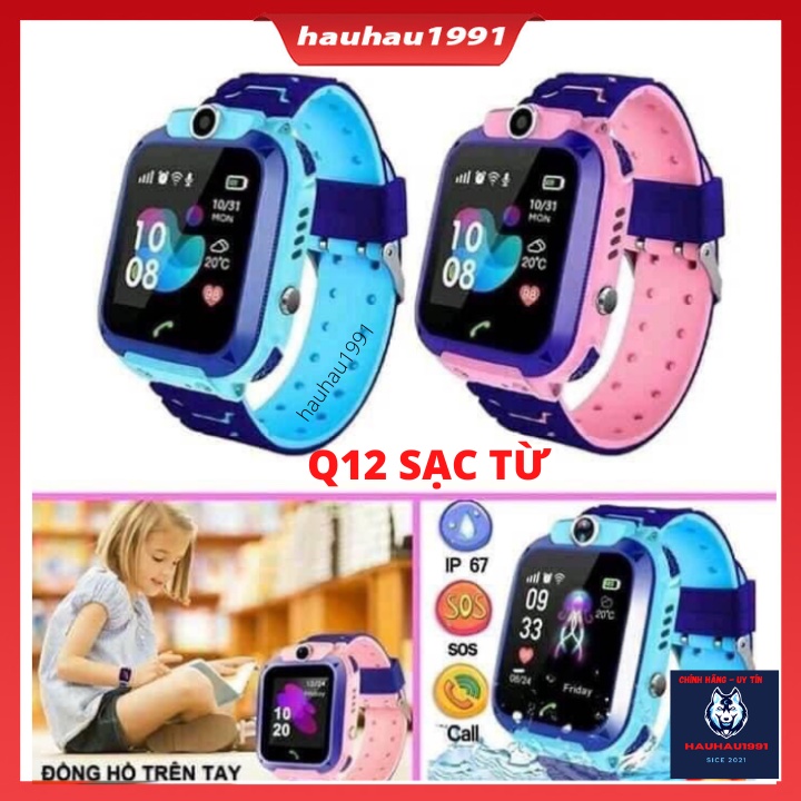 Đồng Hồ Thông Minh Trẻ Em Lắp Sim Q12 Nghe Gọi 2 Chiều , Cuộc Gọi Khẩn Cấp, Chống Nước, Có Tiếng ...