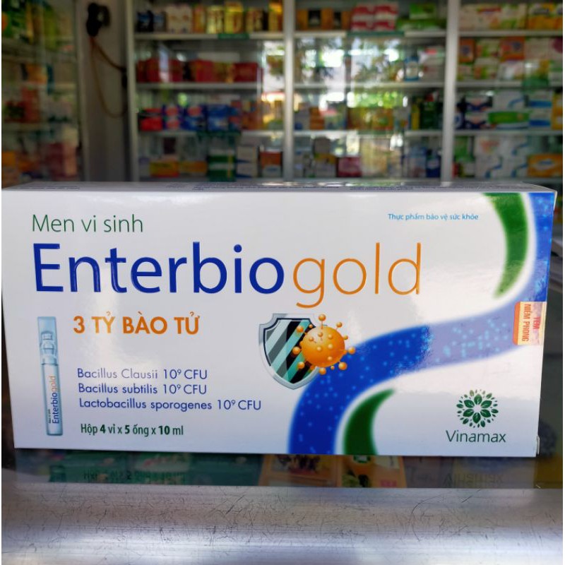 MEN VI SINH Enterbiogold hộp 20 ống | Shopee Việt Nam