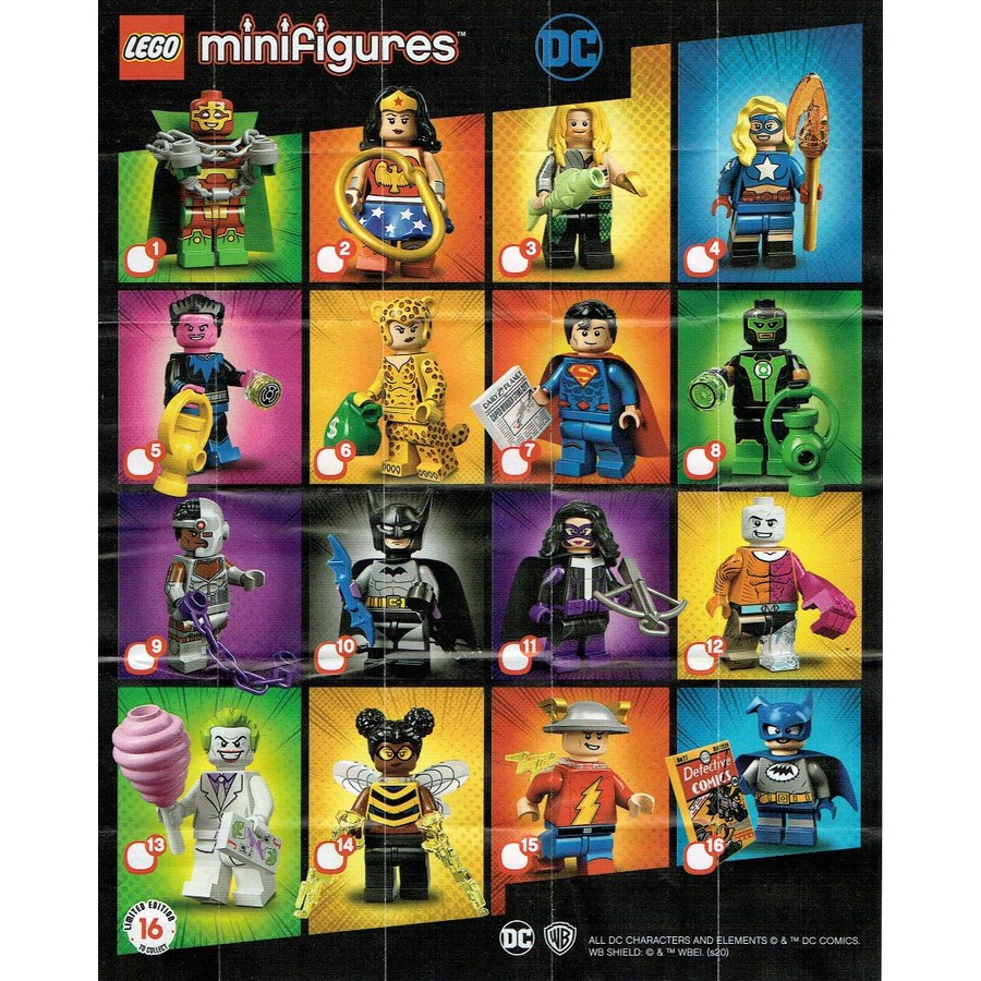 LEGO 71026 - Minifigures Siêu Anh Hùng DC (CẮT GÓC TÚI ĐỂ KIỂM TRA ...