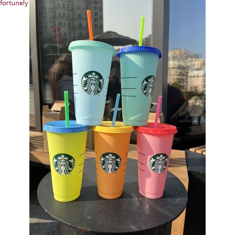 American Starbucks limited edition vintage logo plastic environmental ...