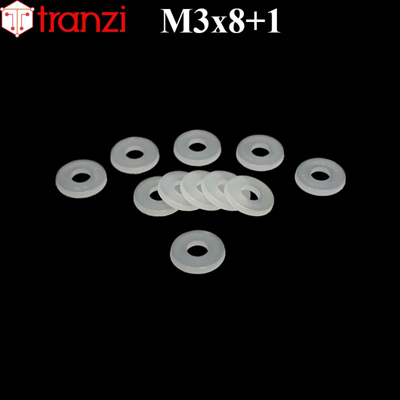 Long đen phẳng nhựa trắng M2 M2,5 M3 M4 M5 M6 M8 M10 M12 | Shopee Việt Nam
