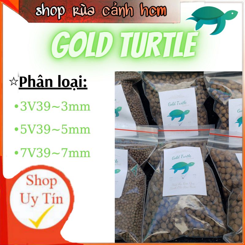 Cám Kim quy ( gold turtle ) 200g thức ăn cho rùa nước , baba kimquy 200 ...