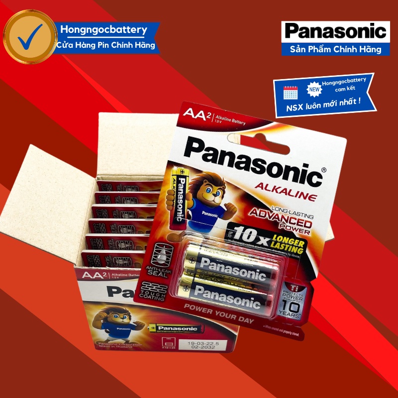 Hộp 12 Đôi Pin AA ( Pin Tiểu ) Panasonic Alkaline - Hàng chính hãng ...