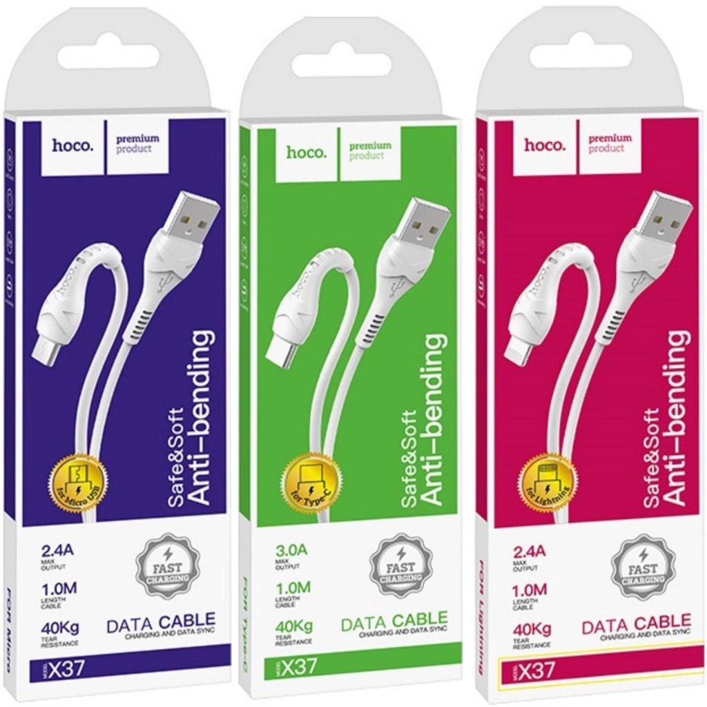 Cáp Sạc Nhanh Hoco X37 Cho Ip/Android Chính Hãng | Shopee Việt Nam
