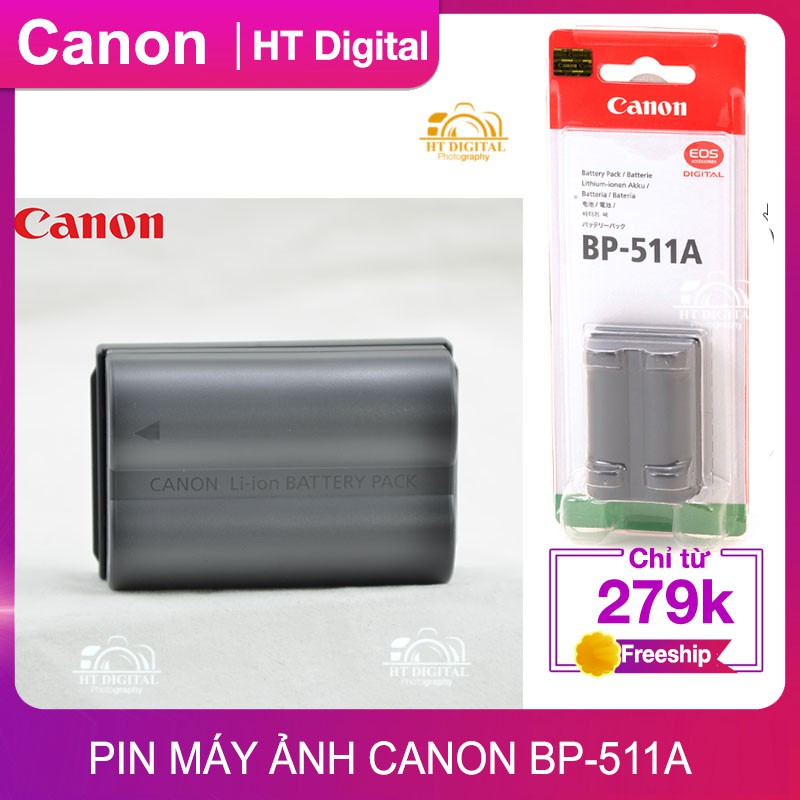 Pin máy ảnh Canon BP-511A | Shopee Việt Nam