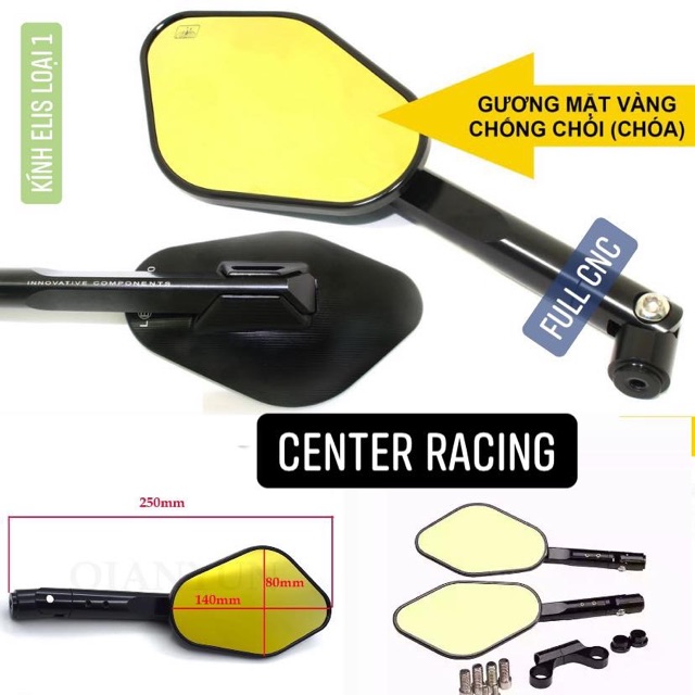 Kính chiếu hậu Rizoma Elisse Gương Vàng Chống Chói Xịn Giá Tốt Nhất ...