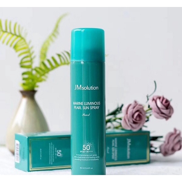 XỊT CHỐNG NẮNG JM SOLUTION MARINE LUMINOUS SPF50 180ML – MÀU XANH | Shopee Việt Nam