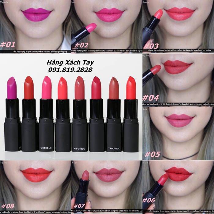 Son Chic Holic Soft Matte Lipstick | Shopee Việt Nam