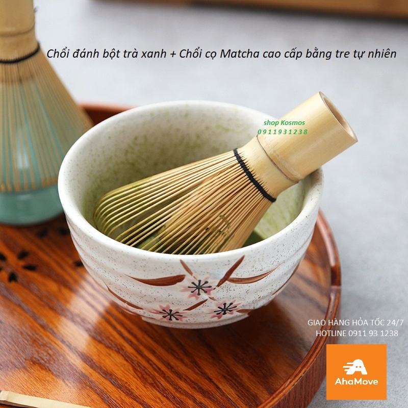 Chổi cọ đánh Matcha Chasen cao cấp bằng tre Nhật Bản 100 đầu cọ | Shopee Việt Nam