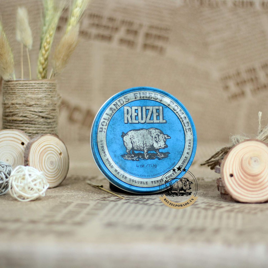 [CHÍNH HÃNG] Sáp Vuốt Tóc Reuzel Pomade - BLUE POMADE 113g ( Heo Xanh ...