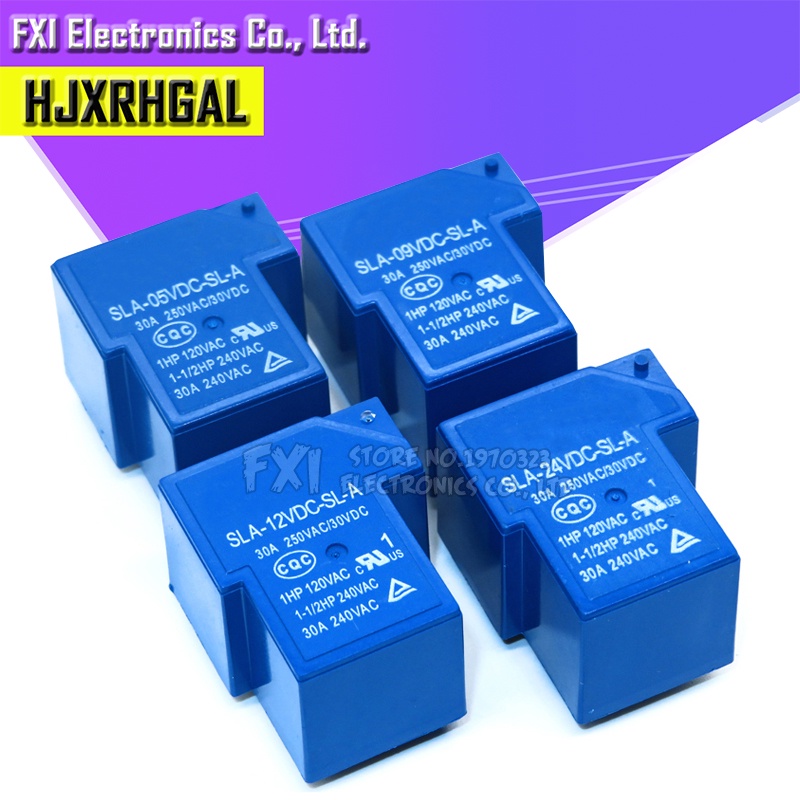Set 2 Rơ Le SLA-05 09 24 12VDC-SL-A 4PINS 5V 9V 24V 12V SLA-05VDC-SL-A ...