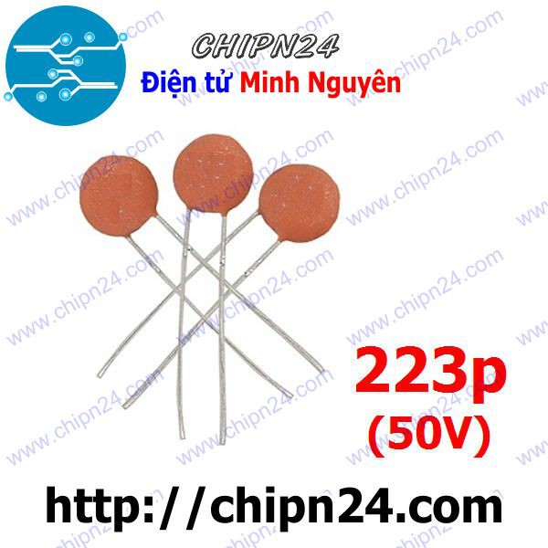 [25 CON] (KG2) Tụ gốm 223 50V (22nF 223p) | Shopee Việt Nam