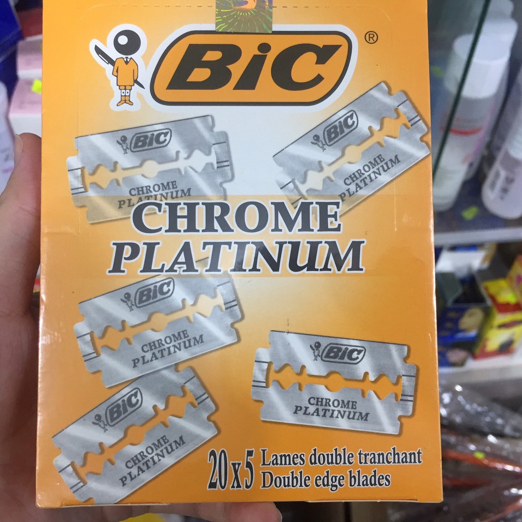 1 hộp 100 lưỡi dao lam BIC HÀNG CHÍNH HÃNG | Shopee Việt Nam