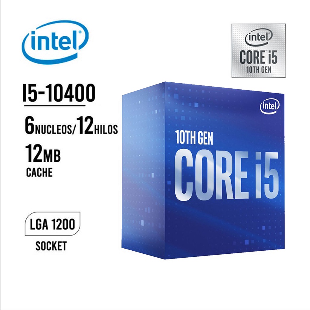 CPU INTEL CORE I5-10400F (2.9GHZ TURBO UP TO 4.3GHZ, 6 NHÂN 12 LUỒNG ...
