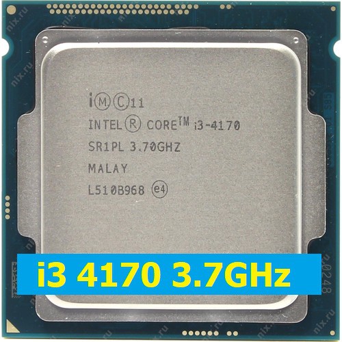 CPU Intel Core i3-4170, 3.7GHz Socket 1150 cũ kèm quạt tản nhiệt ...