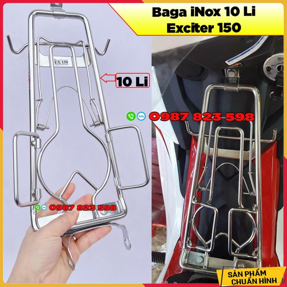 Baga iNox Exciter 150 Mẫu 10 Li - Baga 10 Li Ex 150 ★ | Shopee Việt Nam