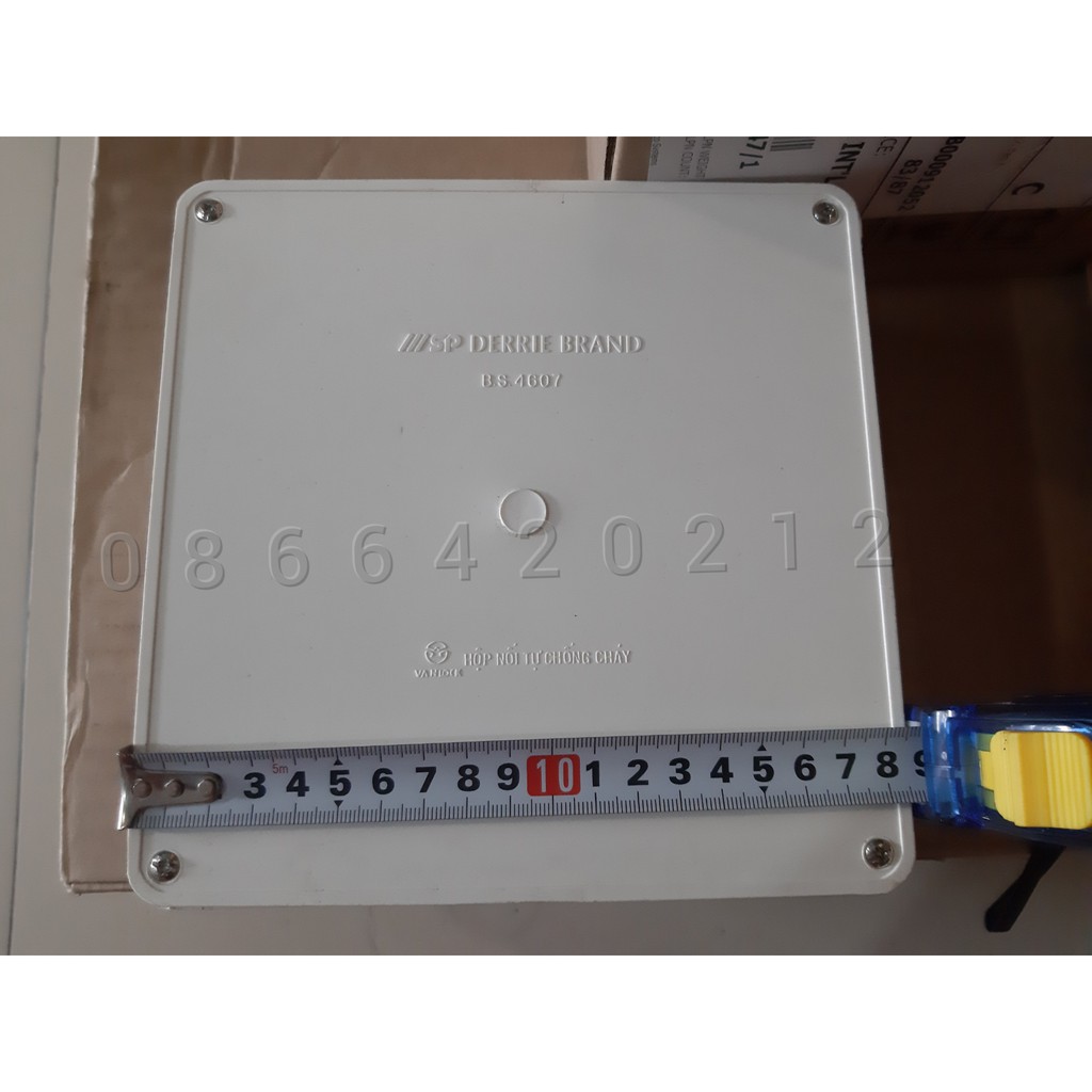 Hộp nối dây tự chống cháy Sino E265/43 18.5x18.5x8 (không lỗ) | Shopee ...