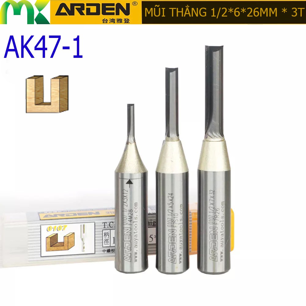 ARDEN - Mũi Router CNC TCT Arden 6mm Cốt 12.7mm | Shopee Việt Nam