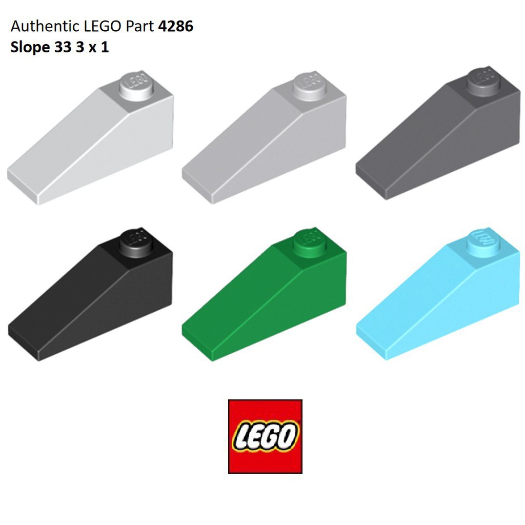 Gạch Lego Dốc 33 độ 3 x 1 (1x3) / Lego Part 4286: Slope 33 3 x 1 ...