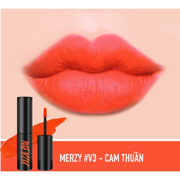 Son Kem Lì Merzy Another Me the First Velvet Tint #V3 Cassis Orange ...