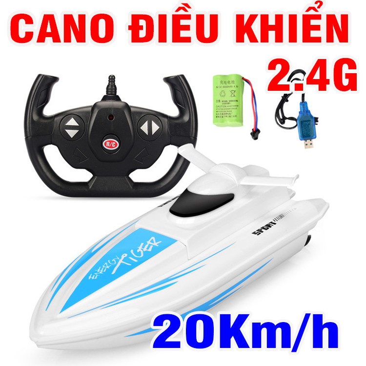 Mô hình Cano điều khiển từ xa dưới nước tốc độ cao sóng 2.4G - xe đồ ...