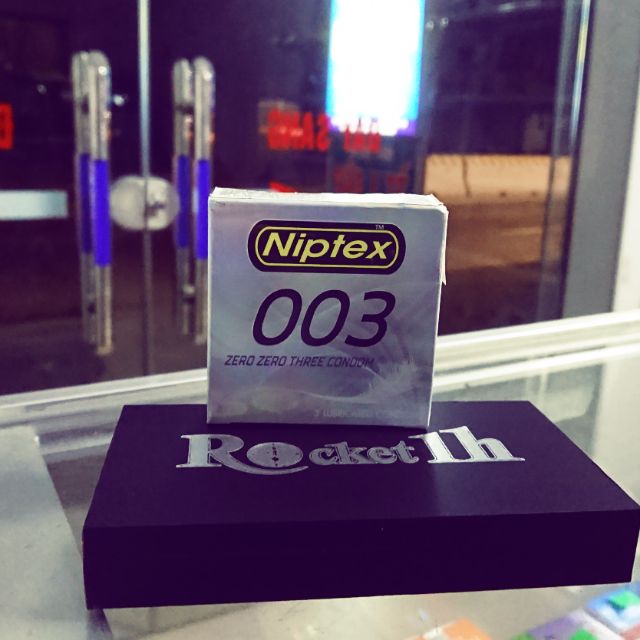 Bao cao su siêu mỏng Niptex 003 - Made in Thái Lan 3 cái | Shopee Việt Nam