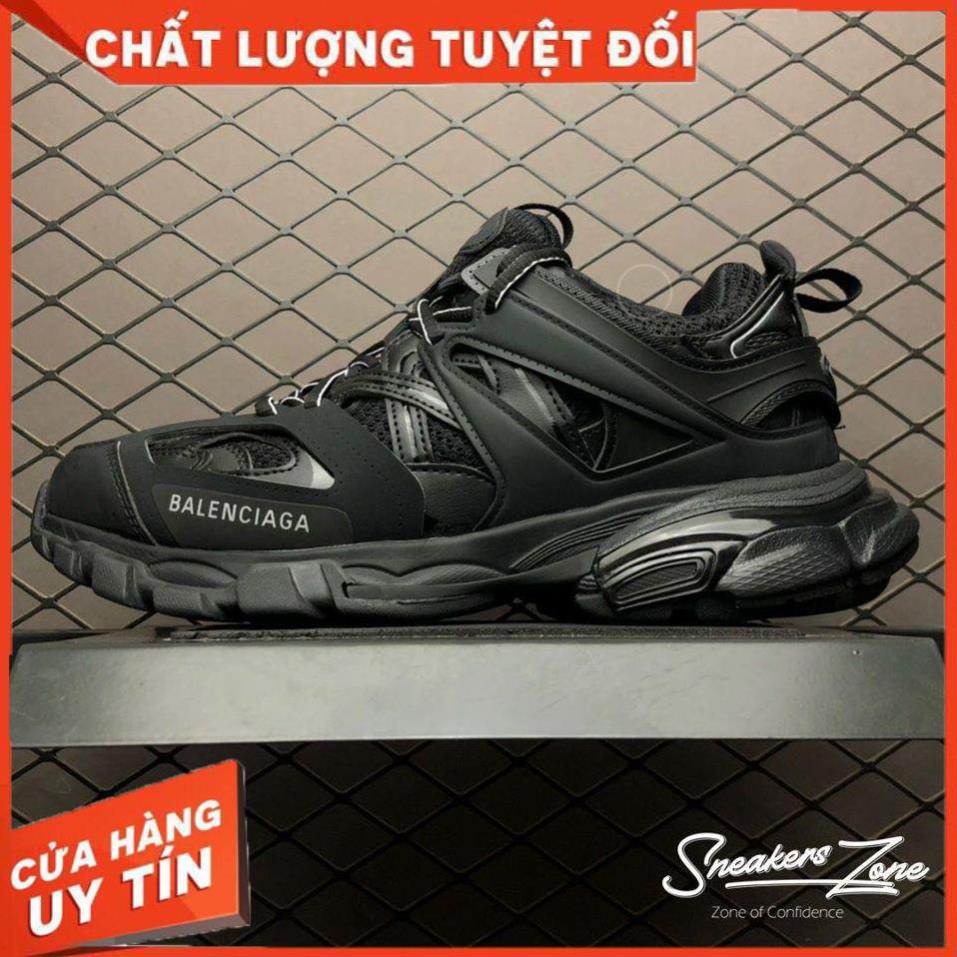 (FREE SHIP + HỘP + QUÀ) Giày thể thao Balen Track 3.0 full đen siêu đẹp ...