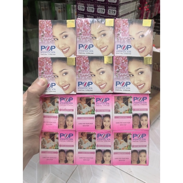 Hộp lẻ ️ Kem dưỡng da POP Popular Faciel Cream 4g | Shopee Việt Nam