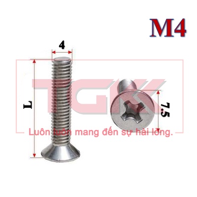 Bulong đầu bằng inox 304 M4 (70mm-100mm) | Shopee Việt Nam