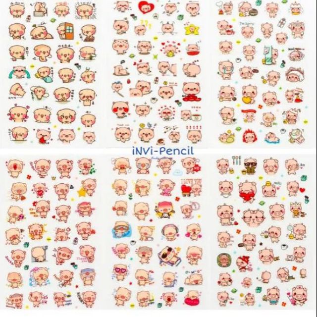 Sticker Heo Hồng | Shopee Việt Nam