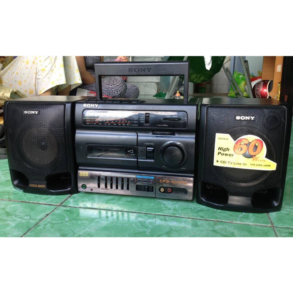 Casset Radio SONY của Nhật có line-in gắn được điện thoại nghe nhạc ...