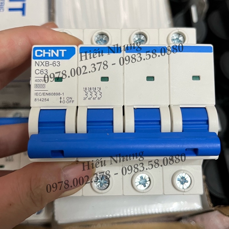 APTOMAT CÀI 4P NXB-63 32A 40A 60A MCB CHINT | Shopee Việt Nam