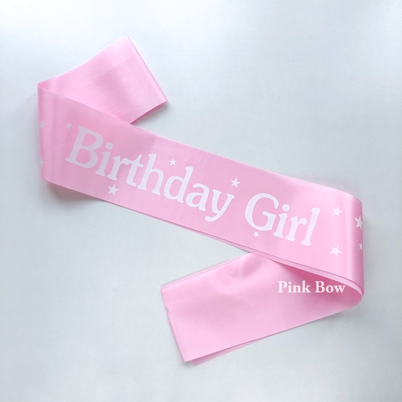 Băng Đeo chéo người bằng Vải Happy Birthday/ HPBD/ Birthday Girl - Boy ...