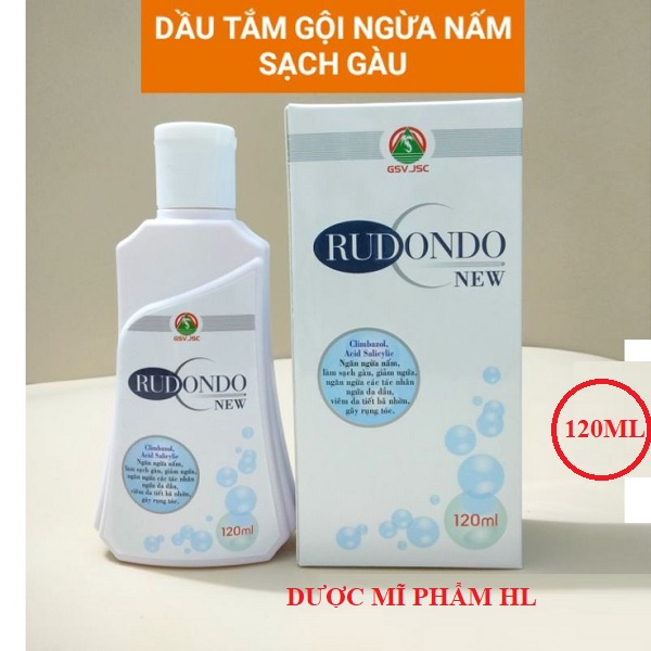 Dầu tắm gội Rudondo New ngăn ngừa gàu và nấm - chai 120 ml | Shopee ...