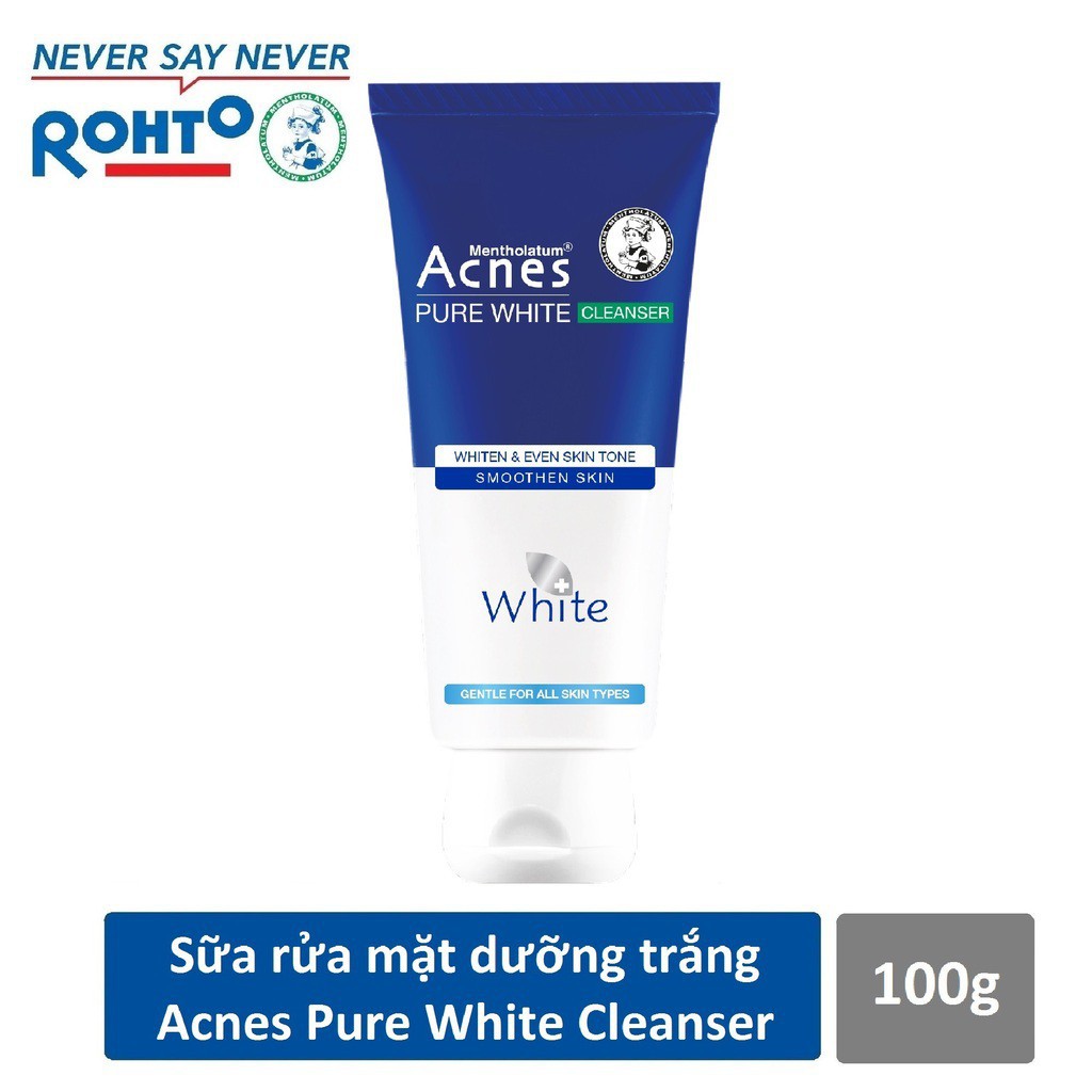 Acnes Pure White Cleanser – Sữa rửa mặt dưỡng trắng 100g | Shopee Việt Nam