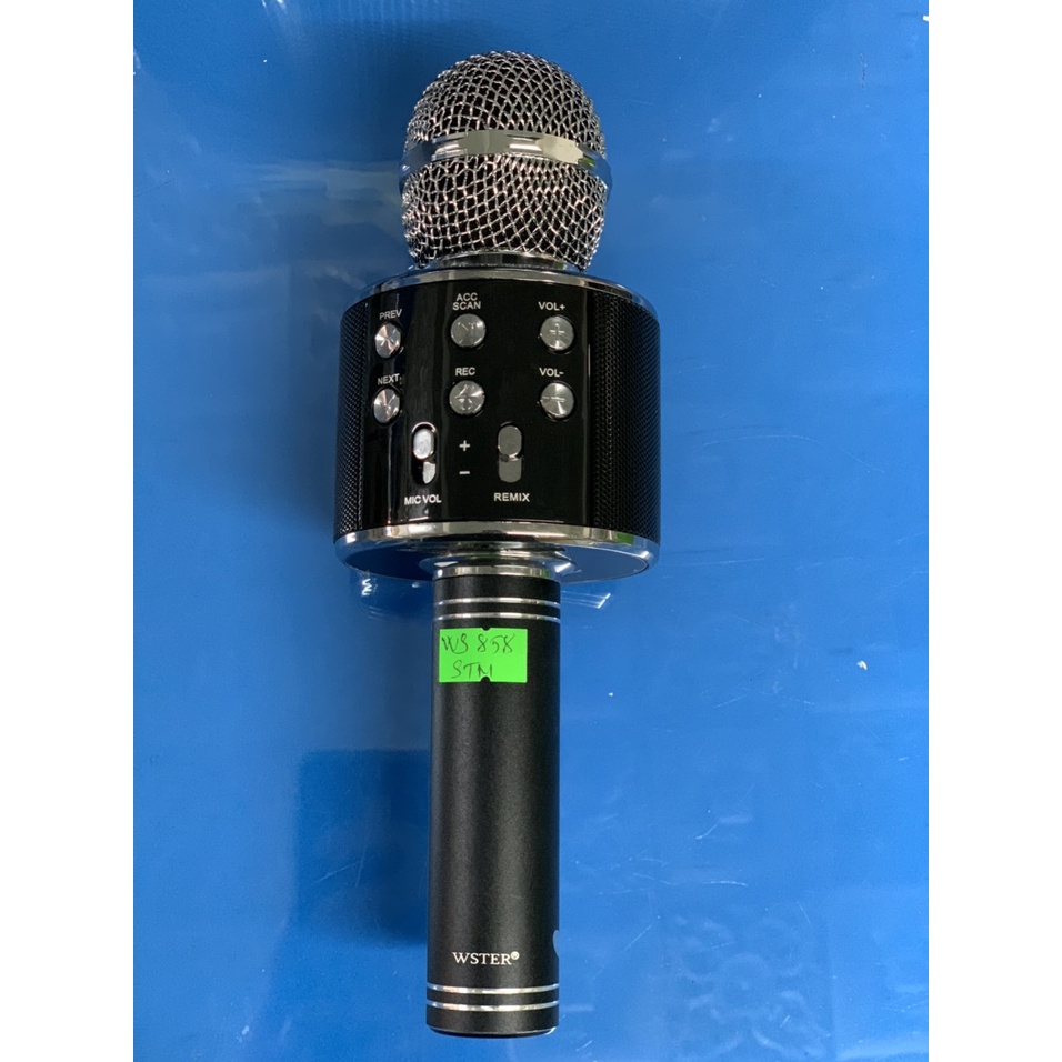 Micro Kèm Loa Bluetooth WS-858 | Shopee Việt Nam