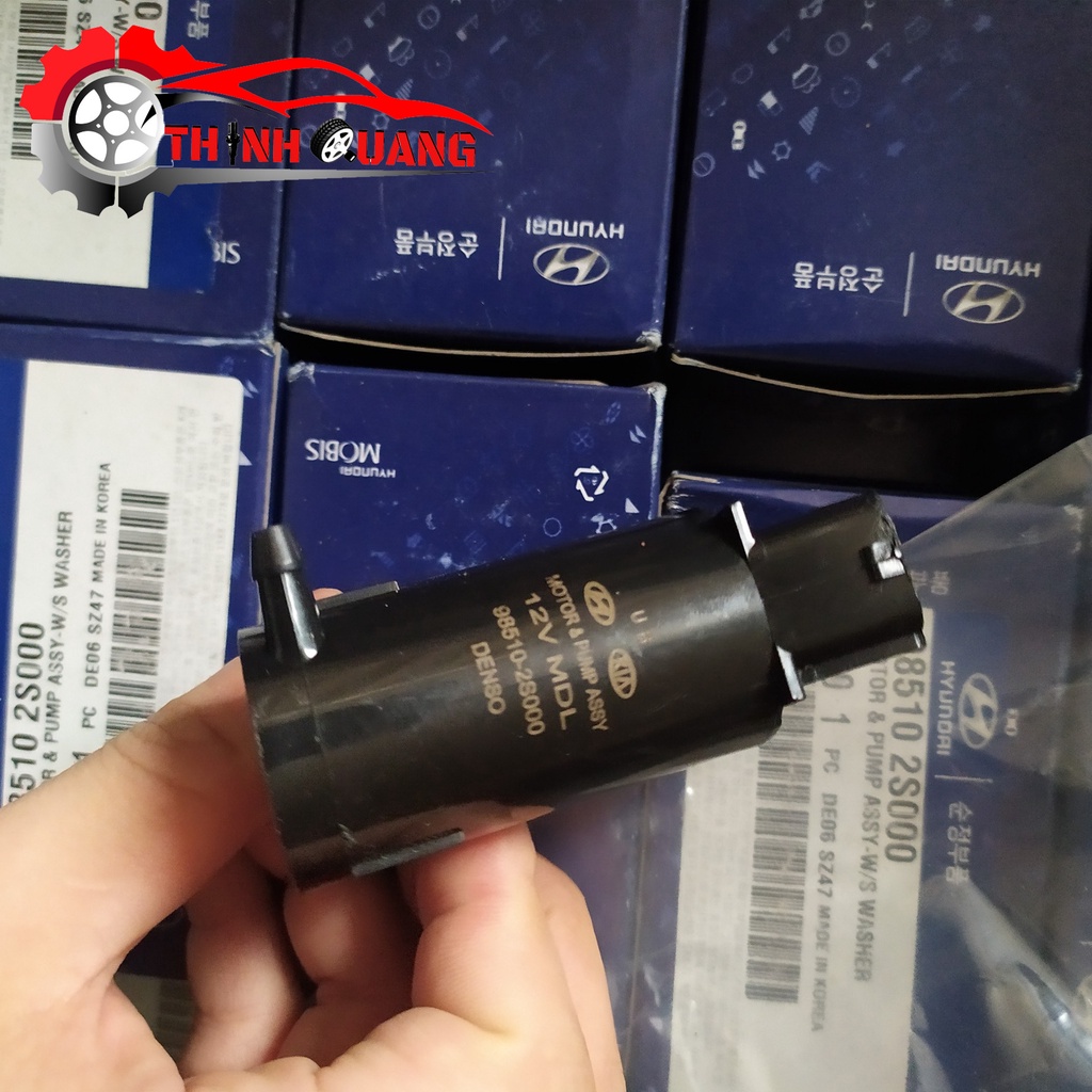 Mô tơ bơm nước rửa kính 1 vòi HYUNDAI ACCENT, KIA MORNING (985102S000 ...
