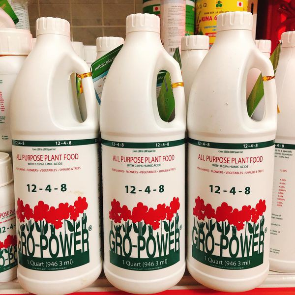 Phân Bón Cao Cấp Nhập Khẩu Từ Mỹ NPK GRO POWER 12-4-8 chai 946ml (TO ...