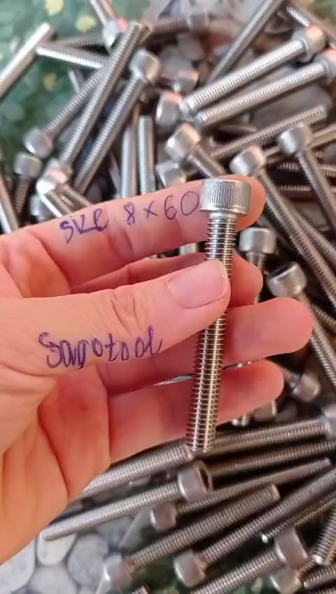 Bulong lục giác đầu trụ Inox 304 M3 M4 M5 M6 M8 M10, Ốc lục giác inox 304 đủ size loại tốt ...