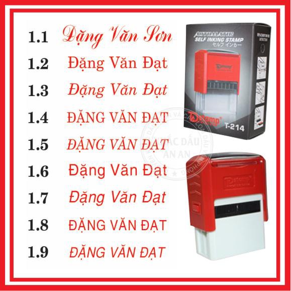 khắc dấu tên 1 dòng | Shopee Việt Nam