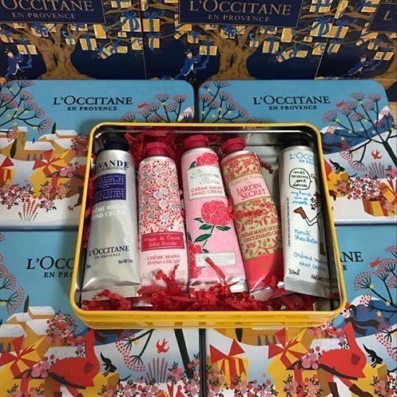 SET 5 KEM DƯỠNG DA TAY LOCCITANE (kèm hộp +túi xách ) | Shopee Việt Nam